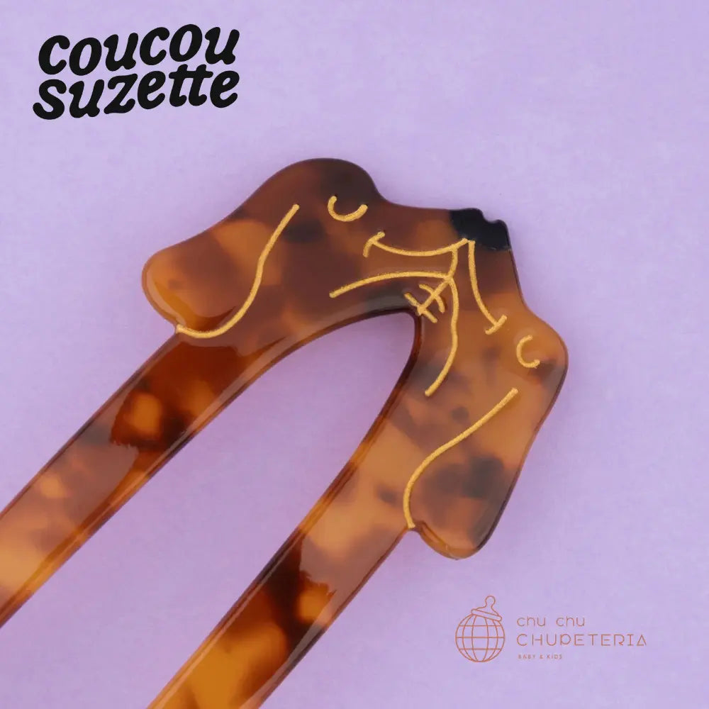 [Coucou Suzette] Dachshund Kiss Hair Stick – chu chu CHUPETERIA
